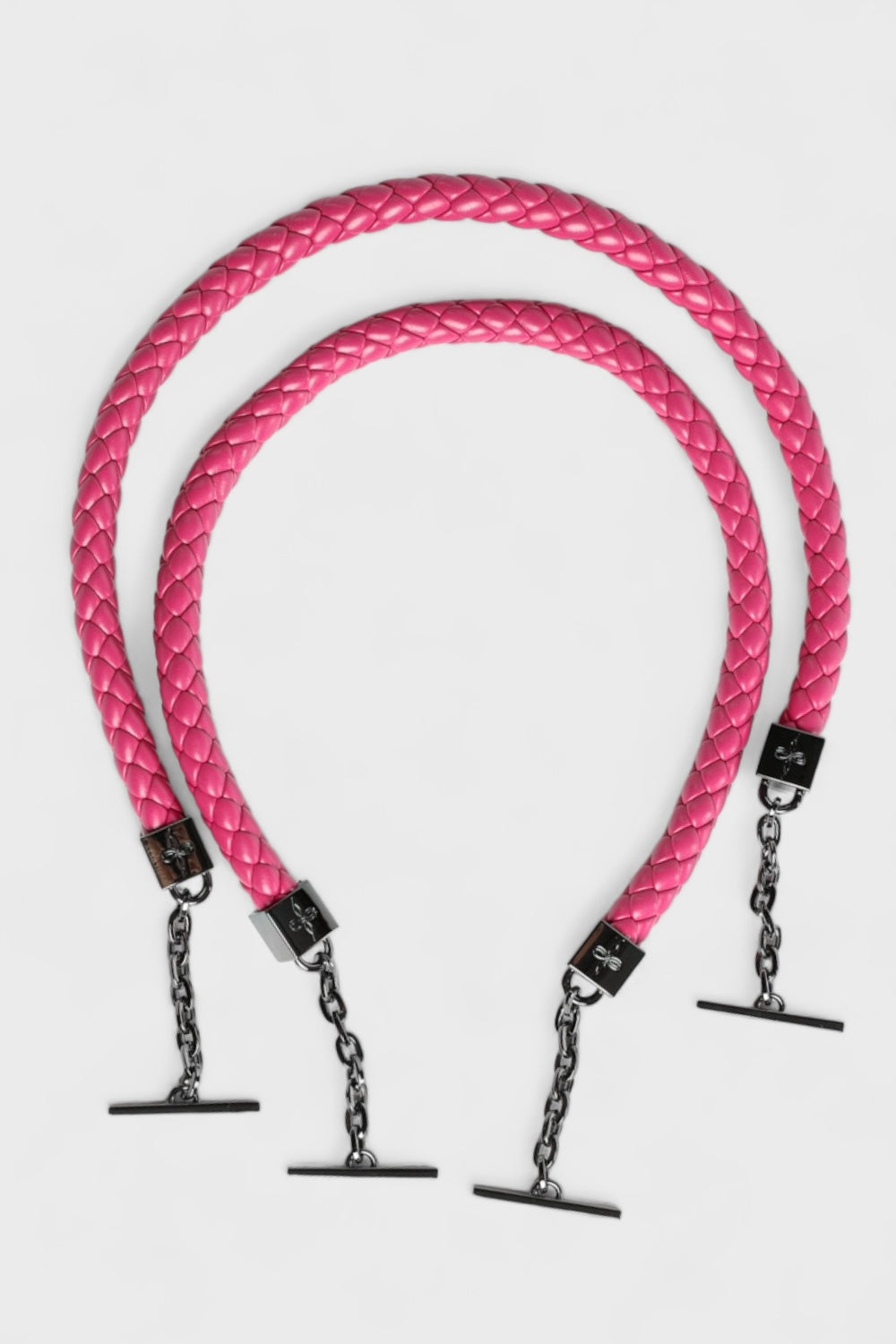 Abree Pink Handles for Interchangeable Tote Bags | Italian Bags — Shops ...