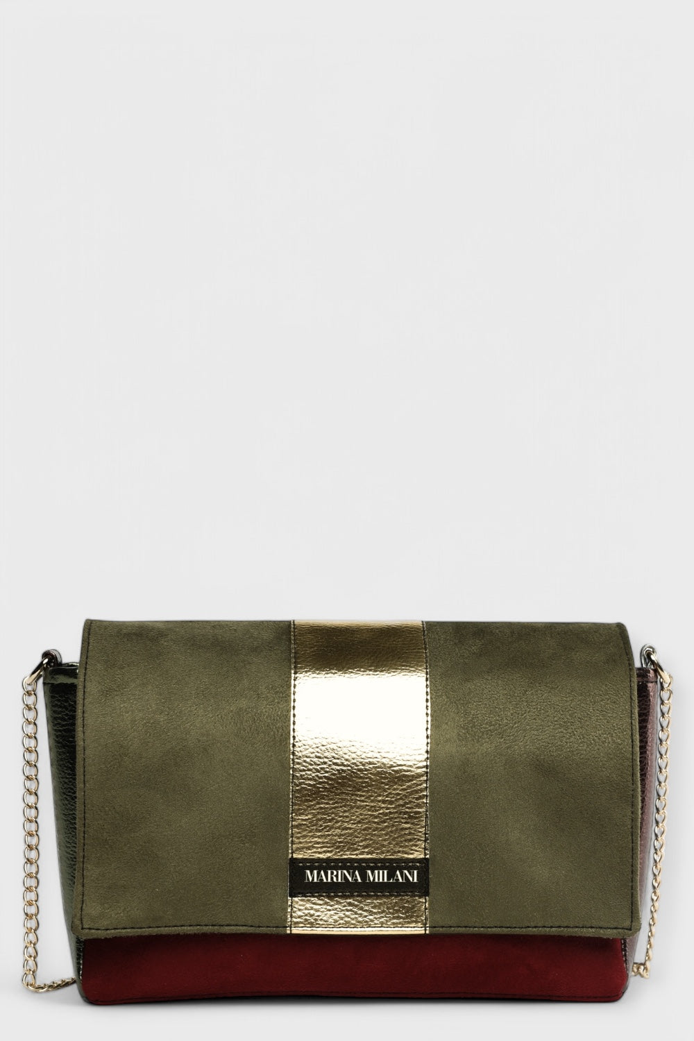 Chantel Multi-colored Golden Chain Mini Shoulder Bag| Italian Bags ...